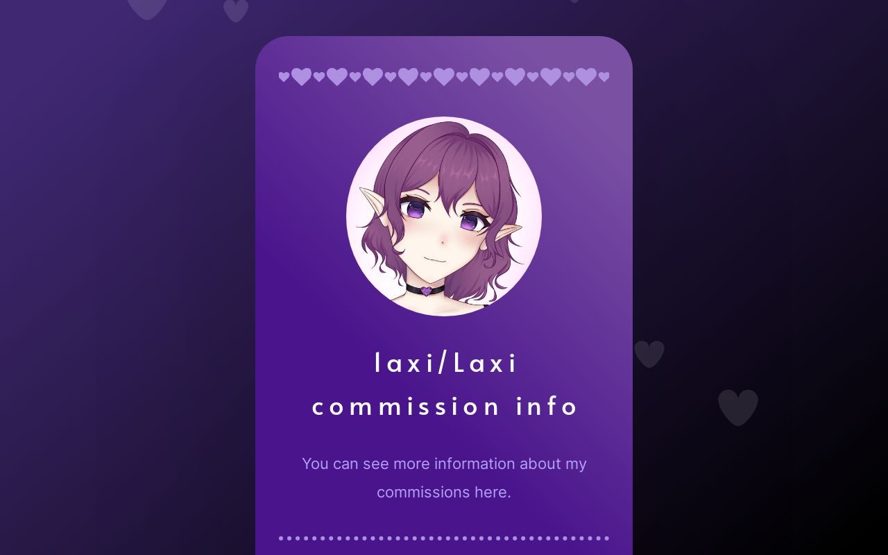 Laxi Commission info